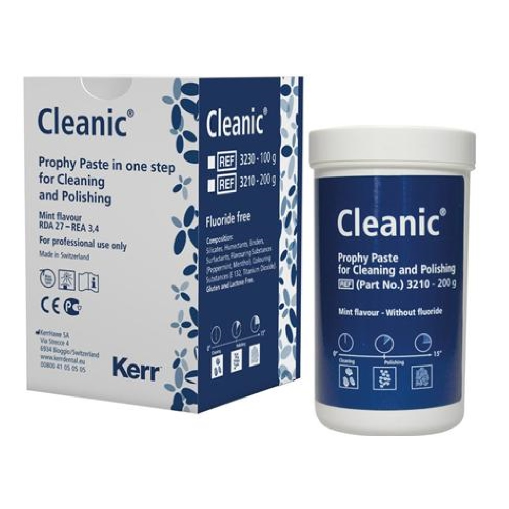 CLEANIC POT SANS FLUOR 100G 3230 HAWE | MEGA Dental