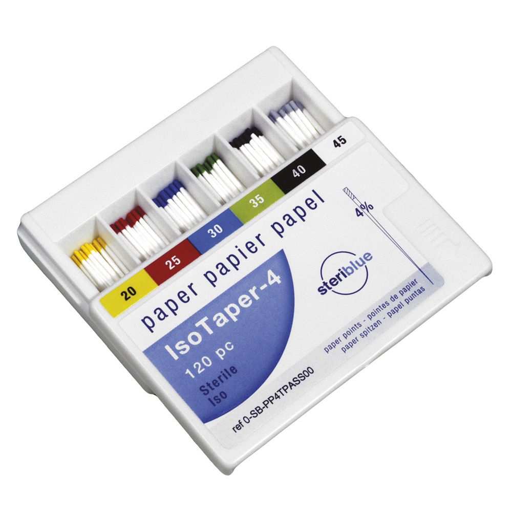 POINTES PAPIER ISO TAPER | Matériel Dentaire | MEGA Dental