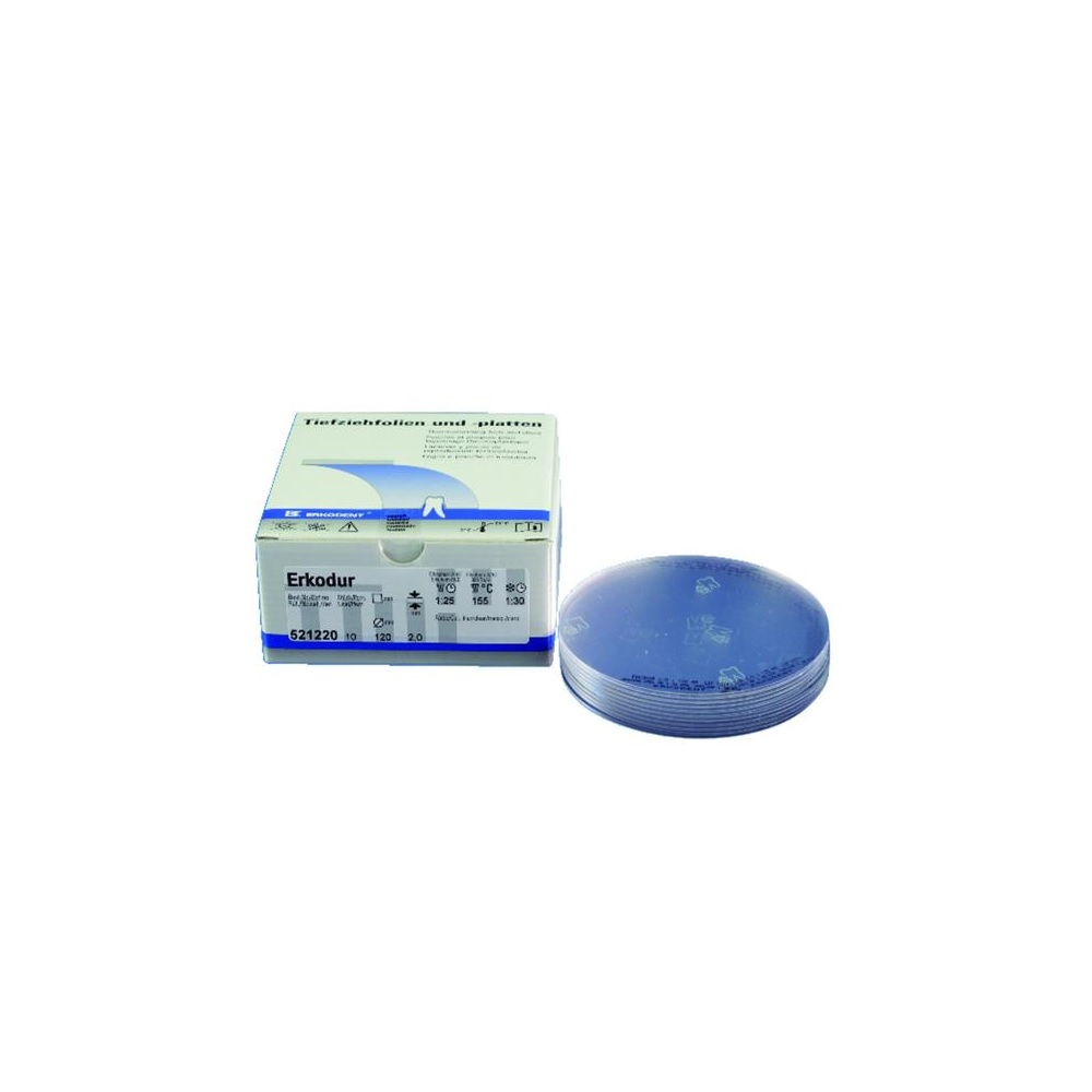 Erkodur 120mm Epaisseur 1,0mm Transparent (100) | MEGA Dental