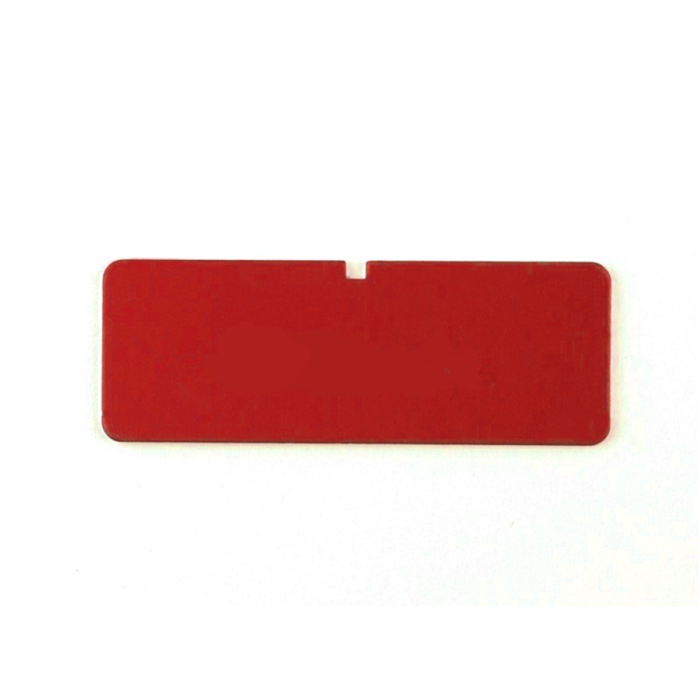 Accessoires container - étiquette gravée rouge | MEGA Dental