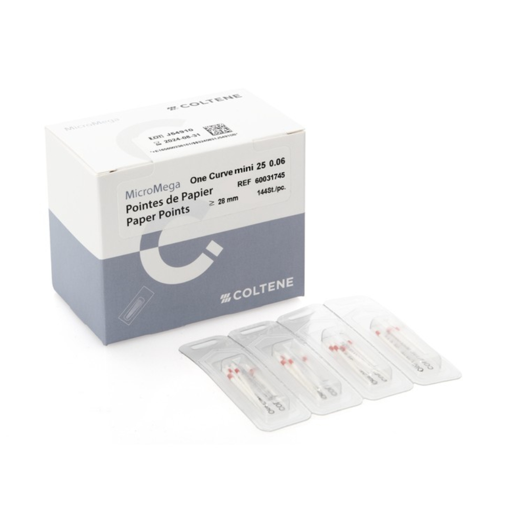 Pointe papier One Curve mini 25/06 (144) | MEGA Dental