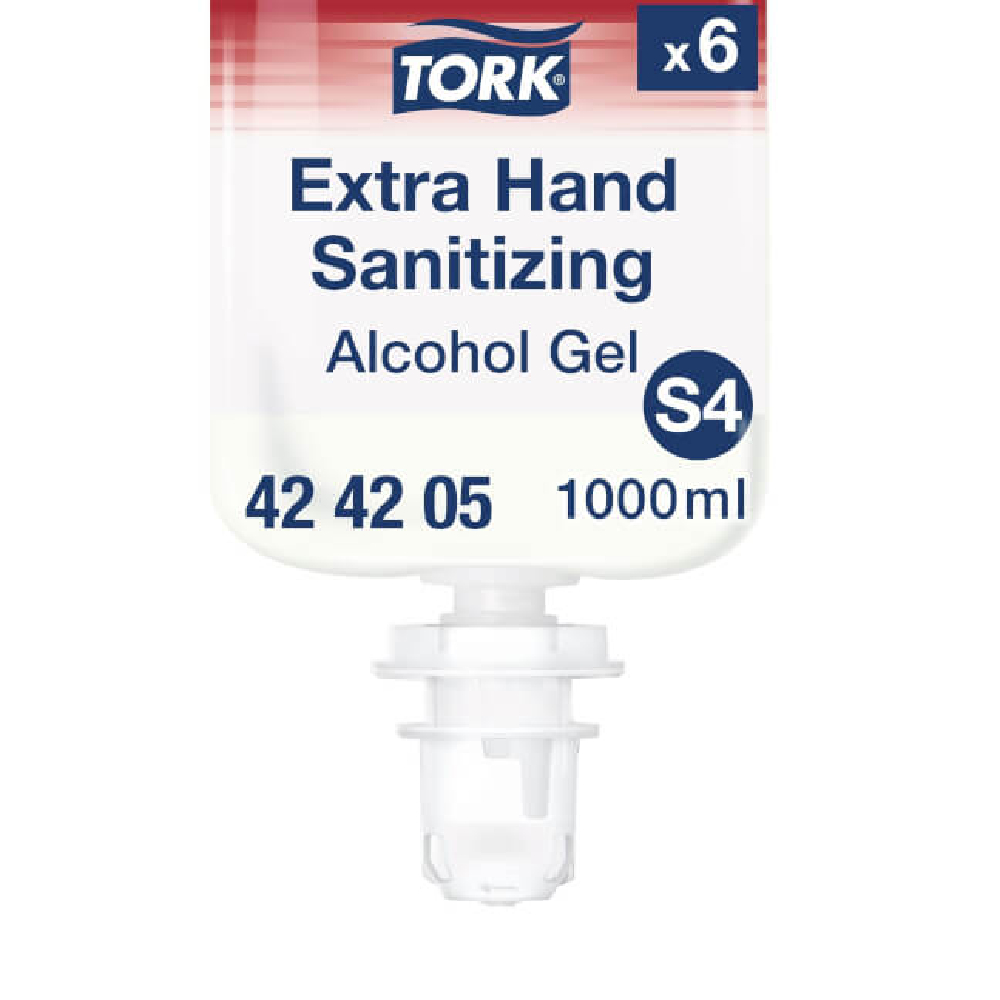 Gel hydroalcoolique mains extra S4 - bidon de 1L | MEGA Dental