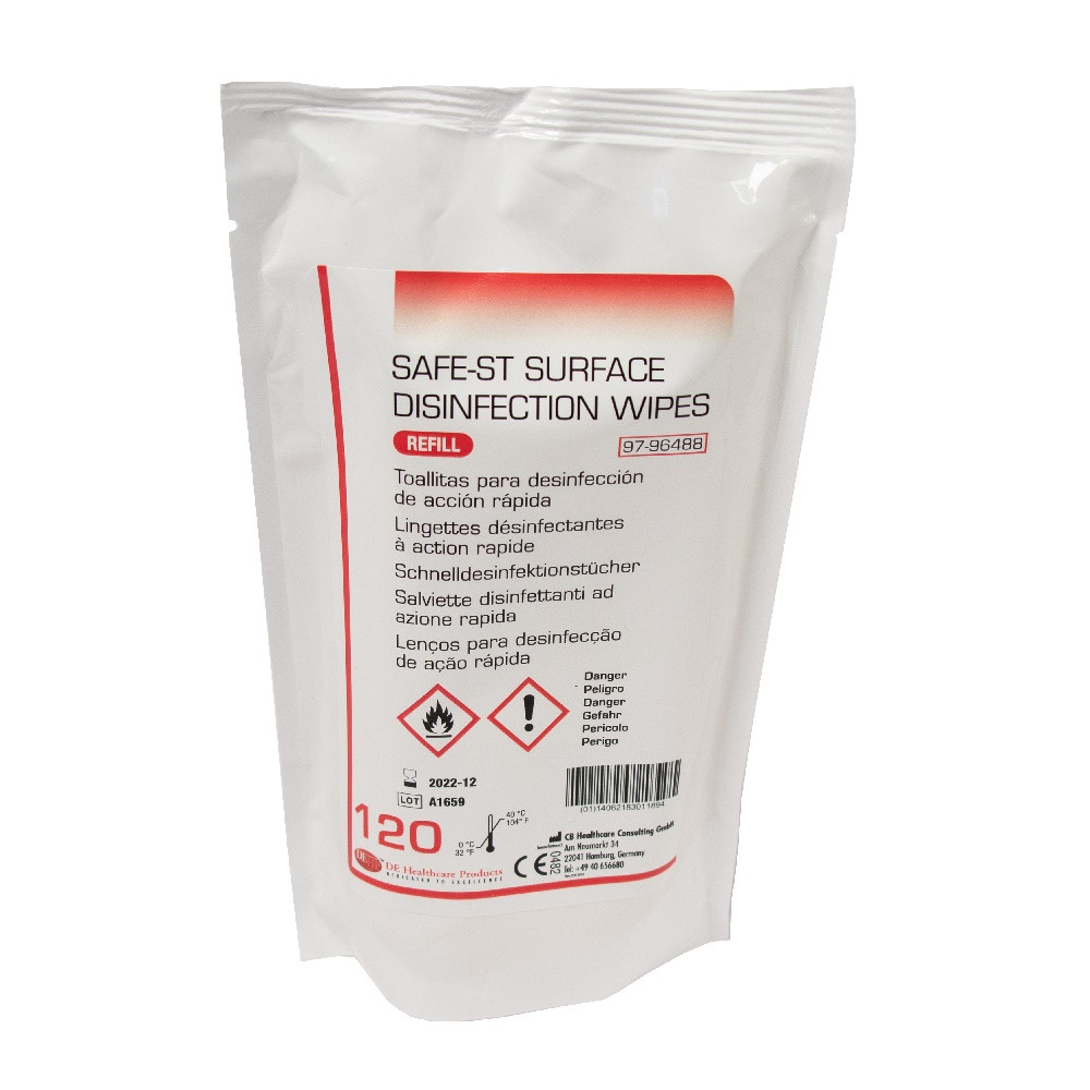 Lingettes surface Safe-St Plus recharge | Matériel Dentaire | MEGA Dental