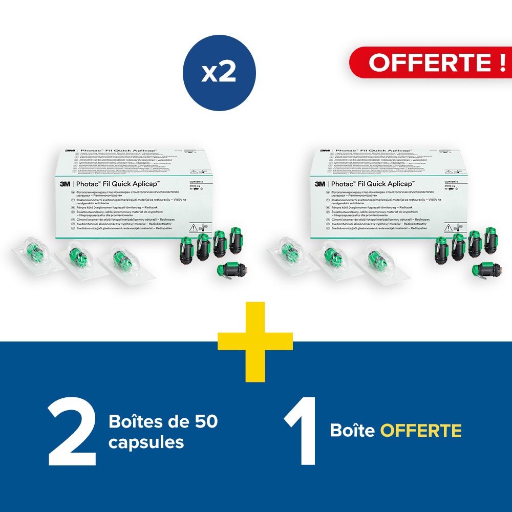 2 3M photac fil quick aplicap + 1 offert | MEGA Dental